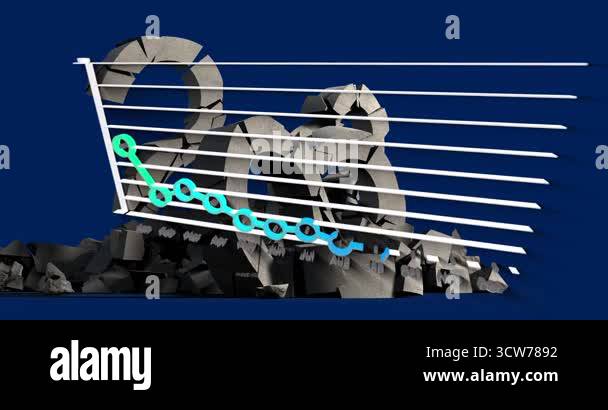 Data processing and scope scanning over mid section of businessman and ...
