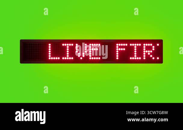 LIVE FIRING RANGE KEEP A SAFE DISTANCE Scrolling Red Dot Matrix LED ...