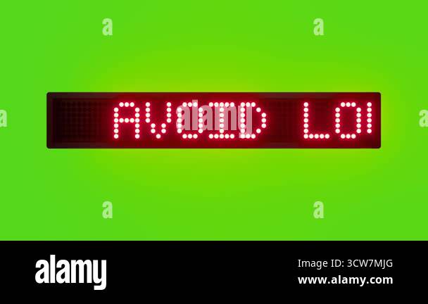 AVOID LOUD PHONE CALLS IN LOBBY Scrolling Red Dot Matrix LED Text ...