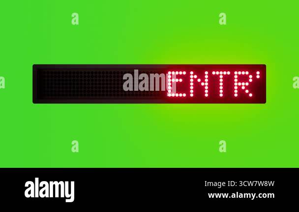 ENTRY WITH PASS ONLY Scrolling Red Dot Matrix LED Text Animation on ...