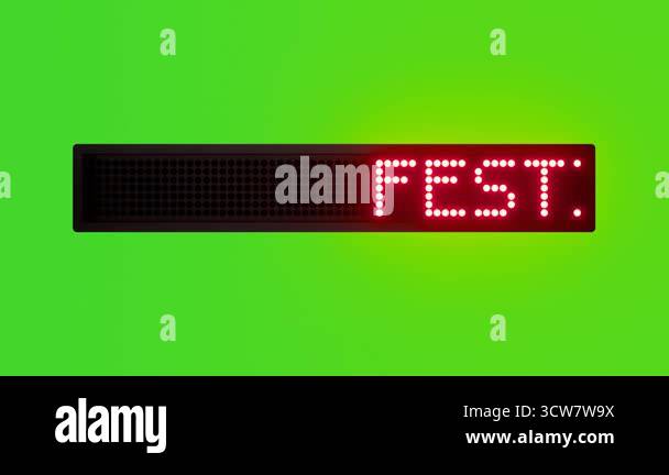 FESTIVE SHOP AND WIN Scrolling Red Dot Matrix LED Text Animation on ...