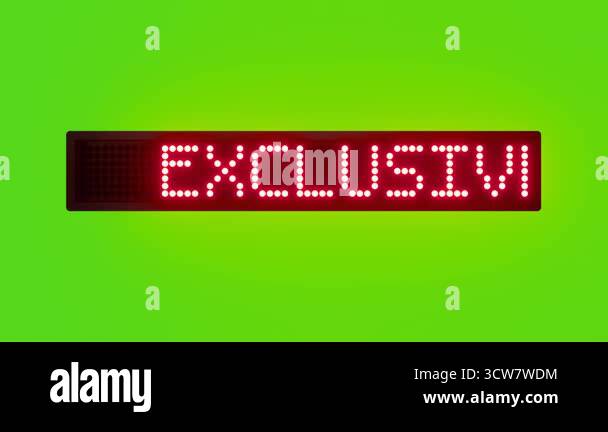 EXCLUSIVE BRAND LAUNCH EVENT OFFER Scrolling Red Dot Matrix LED Text ...