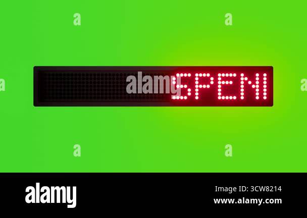 SPEND QUALITY TIME WITH FOOD Scrolling Red Dot Matrix LED Text ...