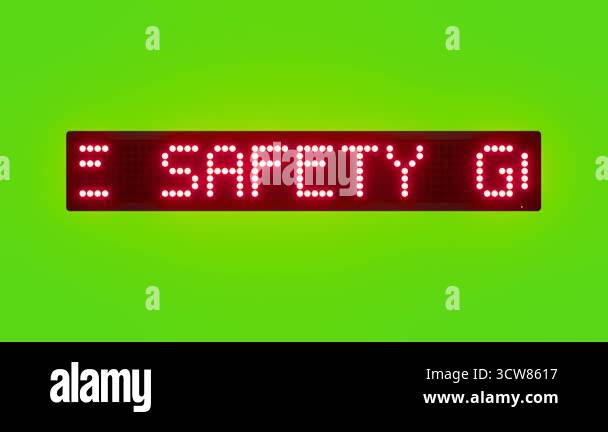 USE SAFETY GOGGLES TO PREVENT CHEMICAL SPLASH INJURY Scrolling Red Dot ...