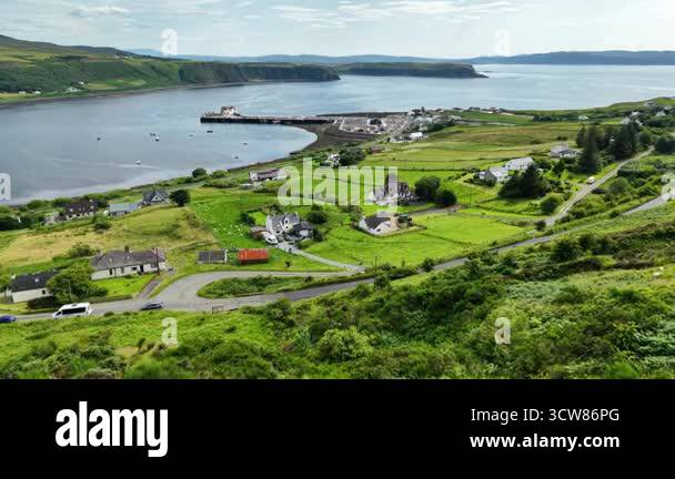 Experience breathtaking aerial views of the Isle of Skye in Scotland ...