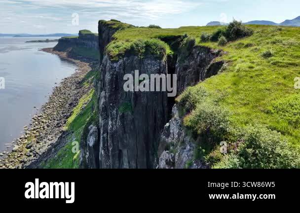 Experience the stunning beauty of Isle of Skye from above showcasing ...