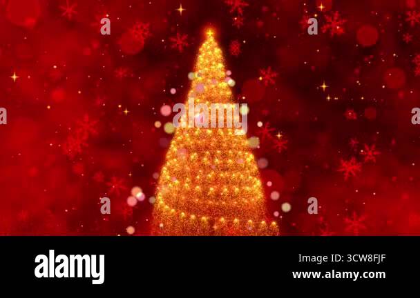 A Beautiful Circular Light Animation Transitioning to a Sparkling ...