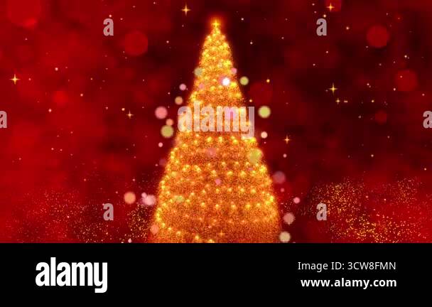 A Stunning Transition from Sparkling Lights to a Radiant Christmas Tree ...