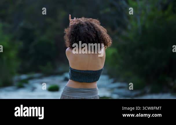 A Woman Embracing Nature: Celebrating Freedom and Serenity in the ...