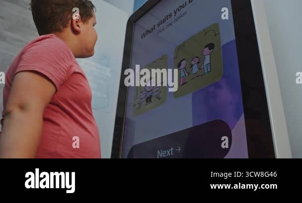 Young Student Interacting With AI-Powered Mood Tracking Tool ...