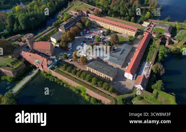 Spandau Citadel, an imposing Renaissance fortress surrounded by water ...