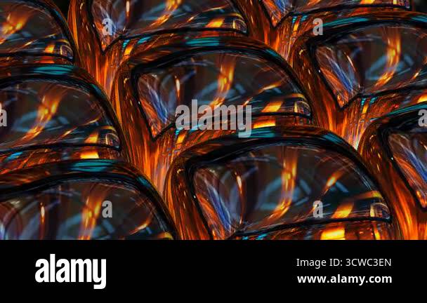 Exclusive Elegant Techno Cubes Rotation with Premium Metallic ...
