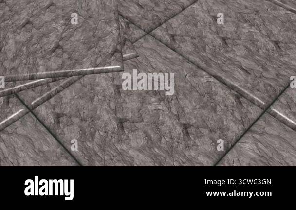 Elegant upward flow over natural gray stone tile patterns, exclusive ...