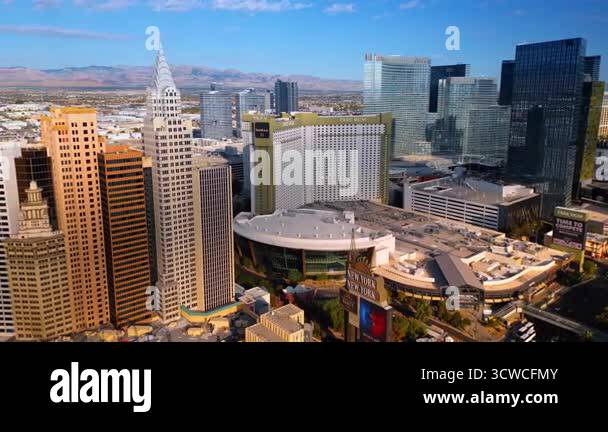 Las Vegas, USA, 11 September 2025: Multiple modern high-rise beautiful ...