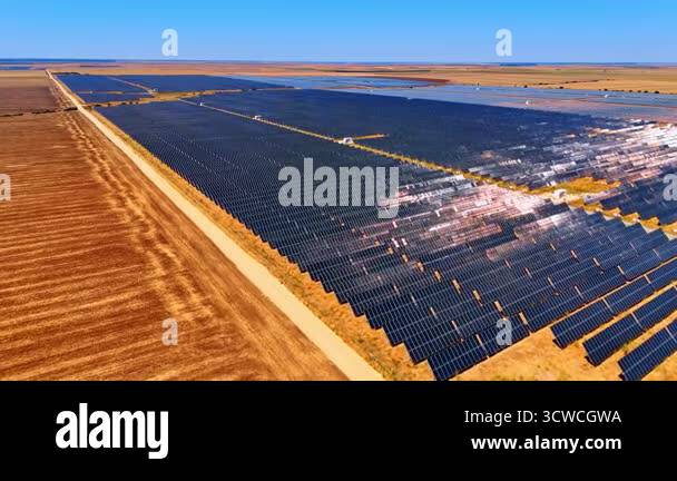 Solar panels farm large scale Stock Videos & Footage - HD and 4K Video ...