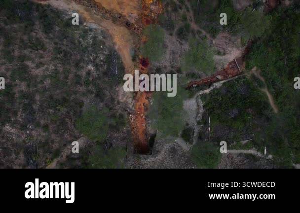 Rio Tinto river in Andalucia, Spain. Amazing red river nearby Sevilla ...