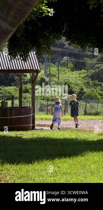 Two children playing running Stock Videos & Footage - HD and 4K Video ...