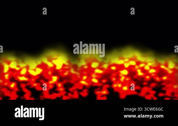 Realistic fire flame animation isolated on transparent background ...