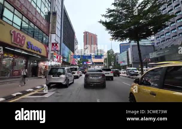 Bukit Bintang, Kuala Lumpur, Malaysia - Jun 15 2024: A crowded city ...