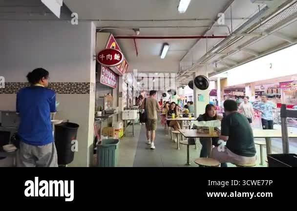 China Town, Singapore - Jul 17 2024: A sign in a restaurant says please ...