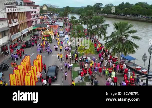 Kota Tinggi, Johor, Malaysia - Apr 28 2024: Cultural display of faith ...
