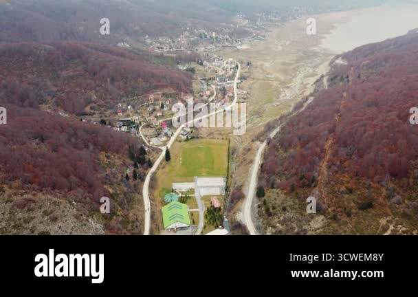 Mavrovo Lake and Hotels in North Macedonia, offering scenic views of ...