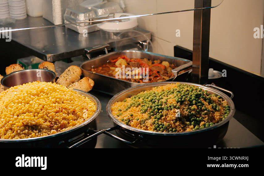 Restaurant buffet food counter Stock Videos & Footage - HD and 4K Video ...