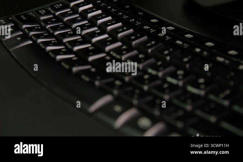 Wireless computer keyboard english alphabet Stock Videos & Footage - HD ...