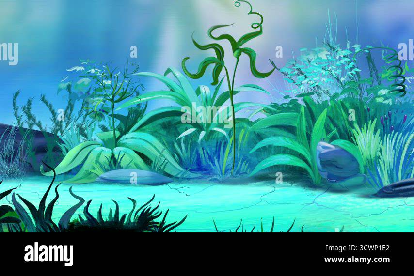 One Small green-yellow aquarium fish in a tank Stock Video Footage - Alamy