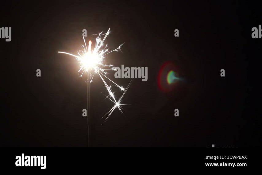 Sparkler Stock Video Footage - Alamy