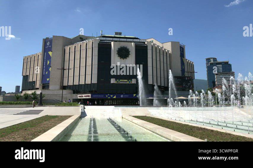 National Palace of Culture (NDK) building in Sofia, Bulgaria Stock ...