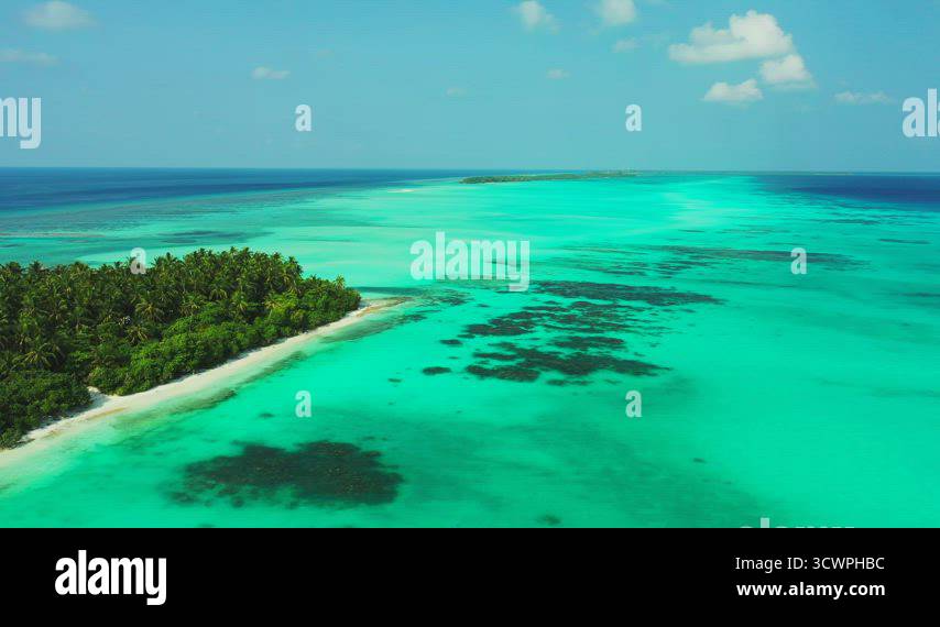 Unspoiled wonders of nature in a tropical island with tuquoise clear ...