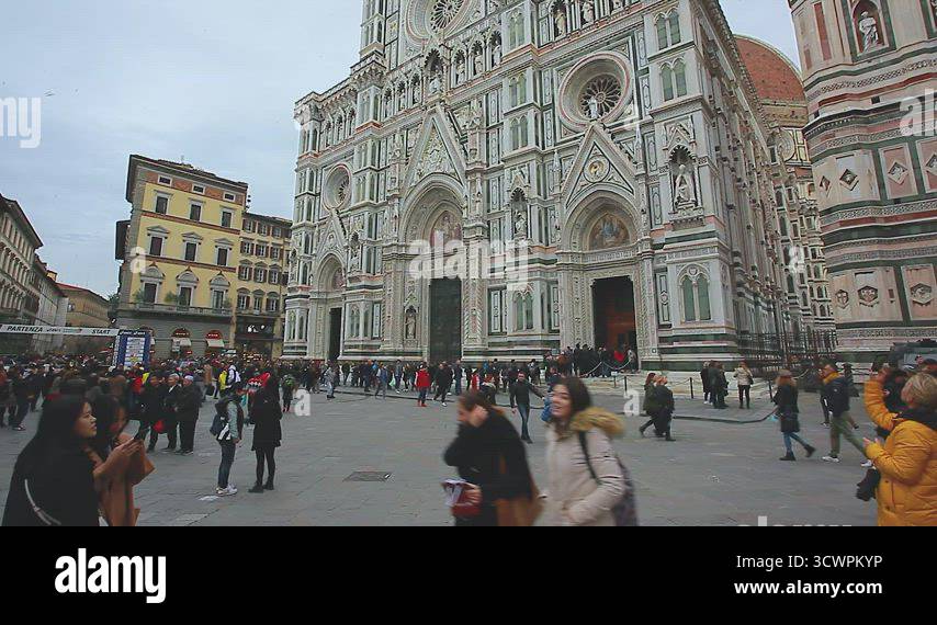 View front facade florence cathedral Stock Videos & Footage - HD and 4K ...