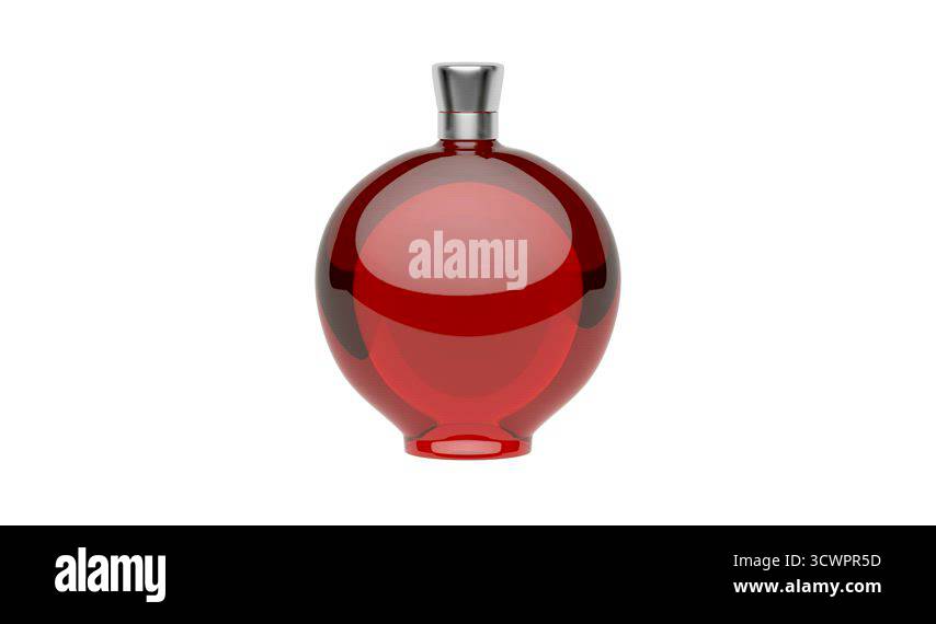 Red alcohol bottle Stock Video Footage - Alamy