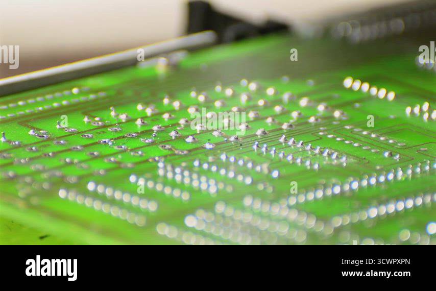 Soldering electronic circuit close up, HD Stock Video Stock Video ...