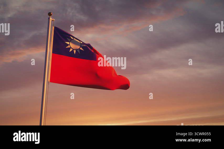 Flagpole flag taiwan Stock Videos & Footage - HD and 4K Video Clips - Alamy