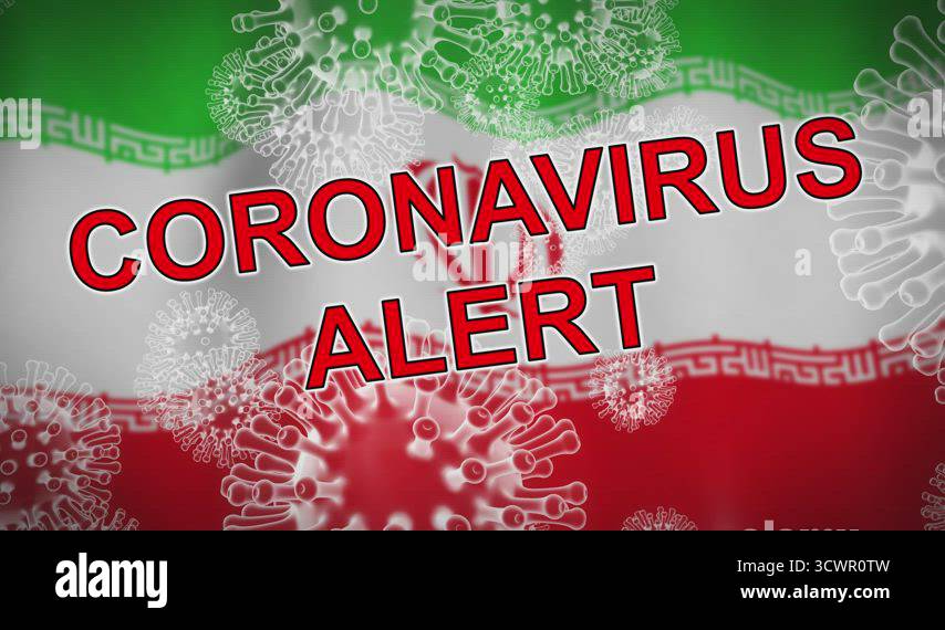 Covid 19 Iran coronavirus epidemic risk and lockdown - 3d animation ...