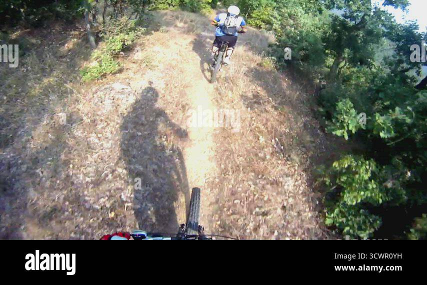 HD: Extreme Sport Race Cycling - Stock Video. Mountain bikers in ...