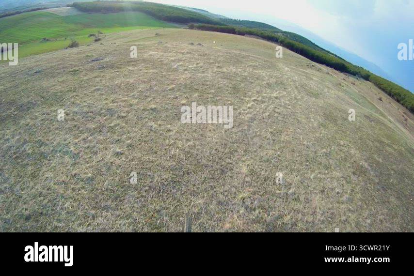 Downhill Mountain Bike view from the front Stock Video Footage - Alamy