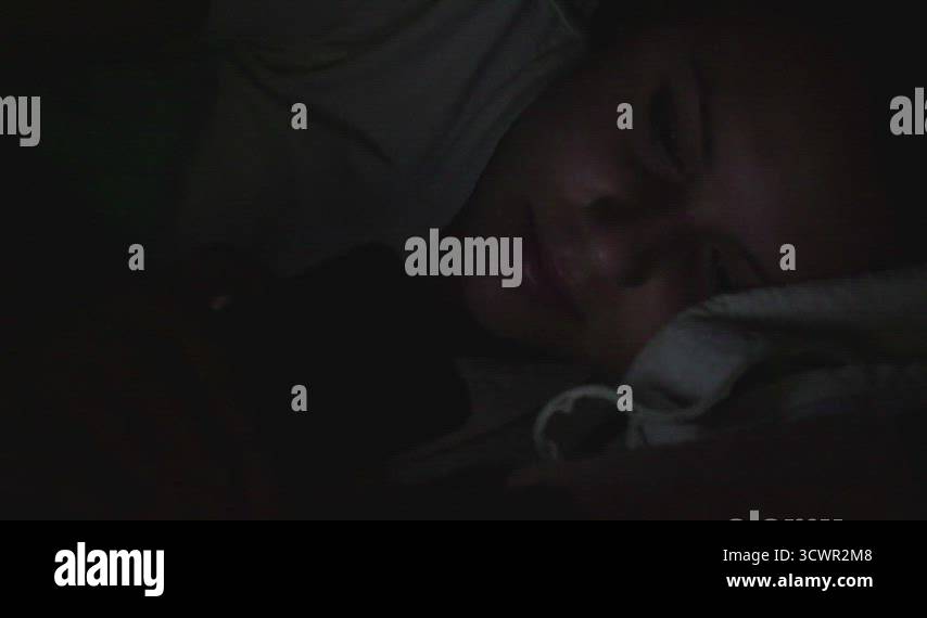 4k Sneaky internet surfing. Beautiful hacker girl is surfing on social ...