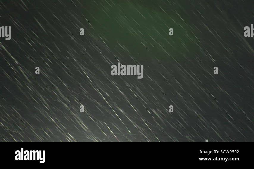 Heavy storm rain at night. UHD 4K stock footage Stock Video Footage - Alamy