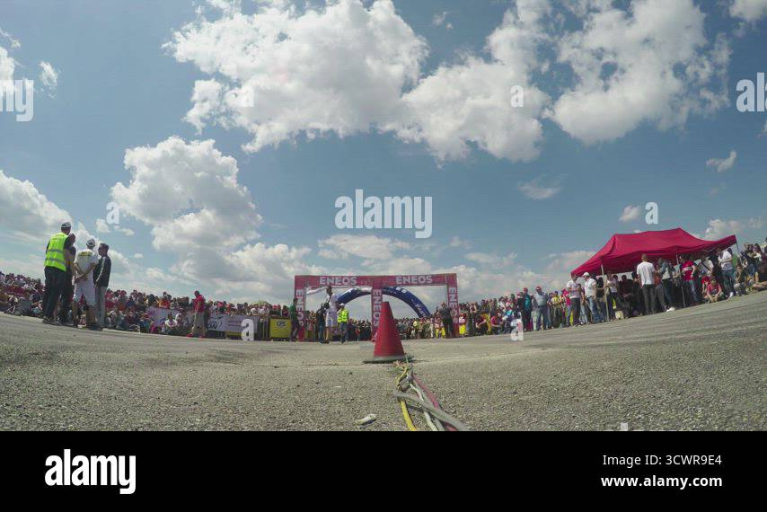 KONDOFREY, BULGARIA - CIRCA APRIL 2015: 4K timelapse of motorsports ...