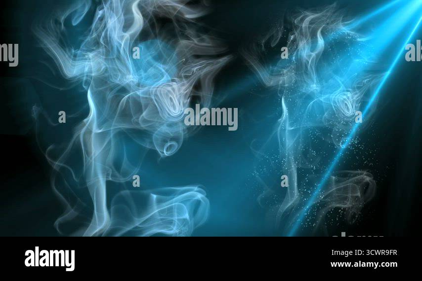abstract smoke ray light particle Stock Video Footage - Alamy