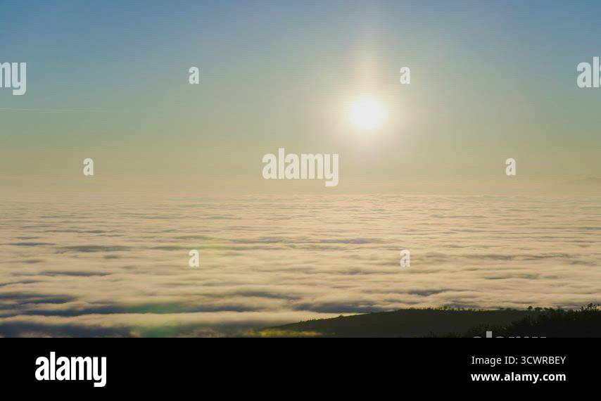Perfect Time Lapse Sunset Day to Night, High Altitude HDR, Flawless ...