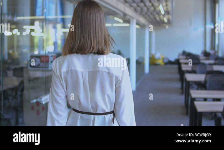 Unrecognizable employee goes indoors Stock Videos & Footage - HD and 4K ...