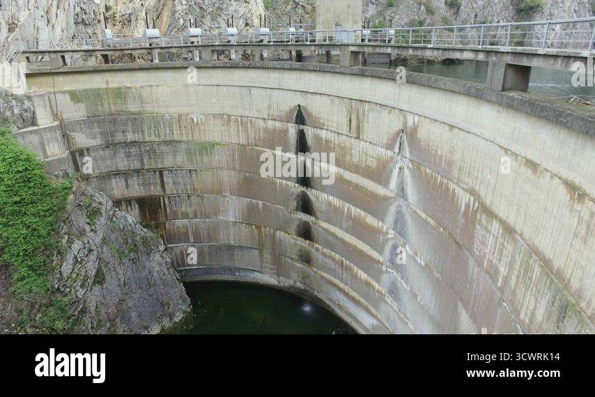 Hydropower dam, Renewable energy power supply Stock Video Footage - Alamy