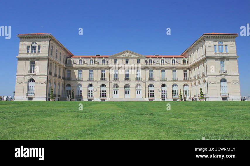 MARSIGLIA,FRANCIA : view of the facade of the Palace of Pharo Stock ...