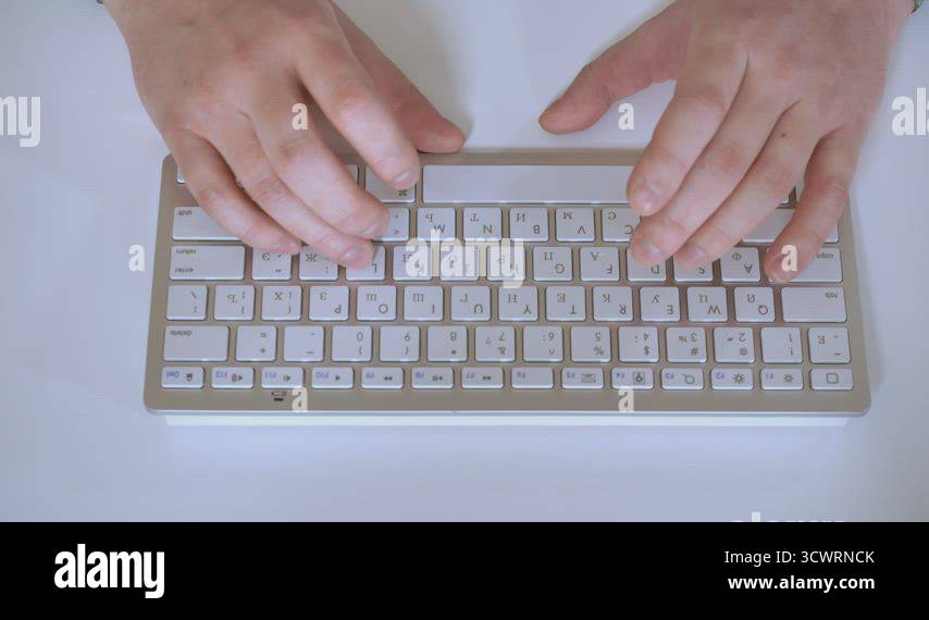 Keyboard close up man fingers Stock Videos & Footage - HD and 4K Video ...