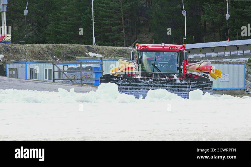 BANSKO, BULGARIA - 23 APRIL, 2016: Ratrac tractor at Banderitza world ...