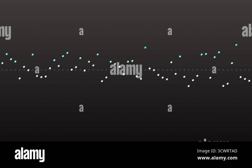 Mini dots bouncing on dark background Stock Video Footage - Alamy